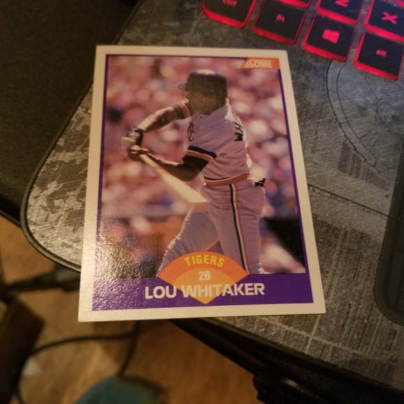 Score | Other | Lou Whitaker 23 Baseball Card | Poshmark